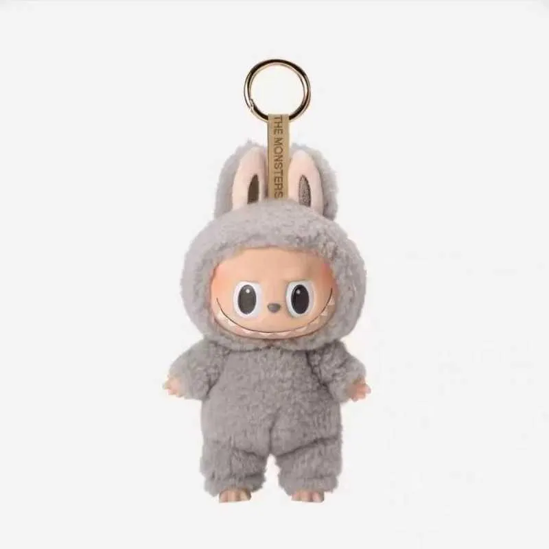 Korean Labubu V1 V2 Idol Sitting Party Pink And White Striped Pink ...