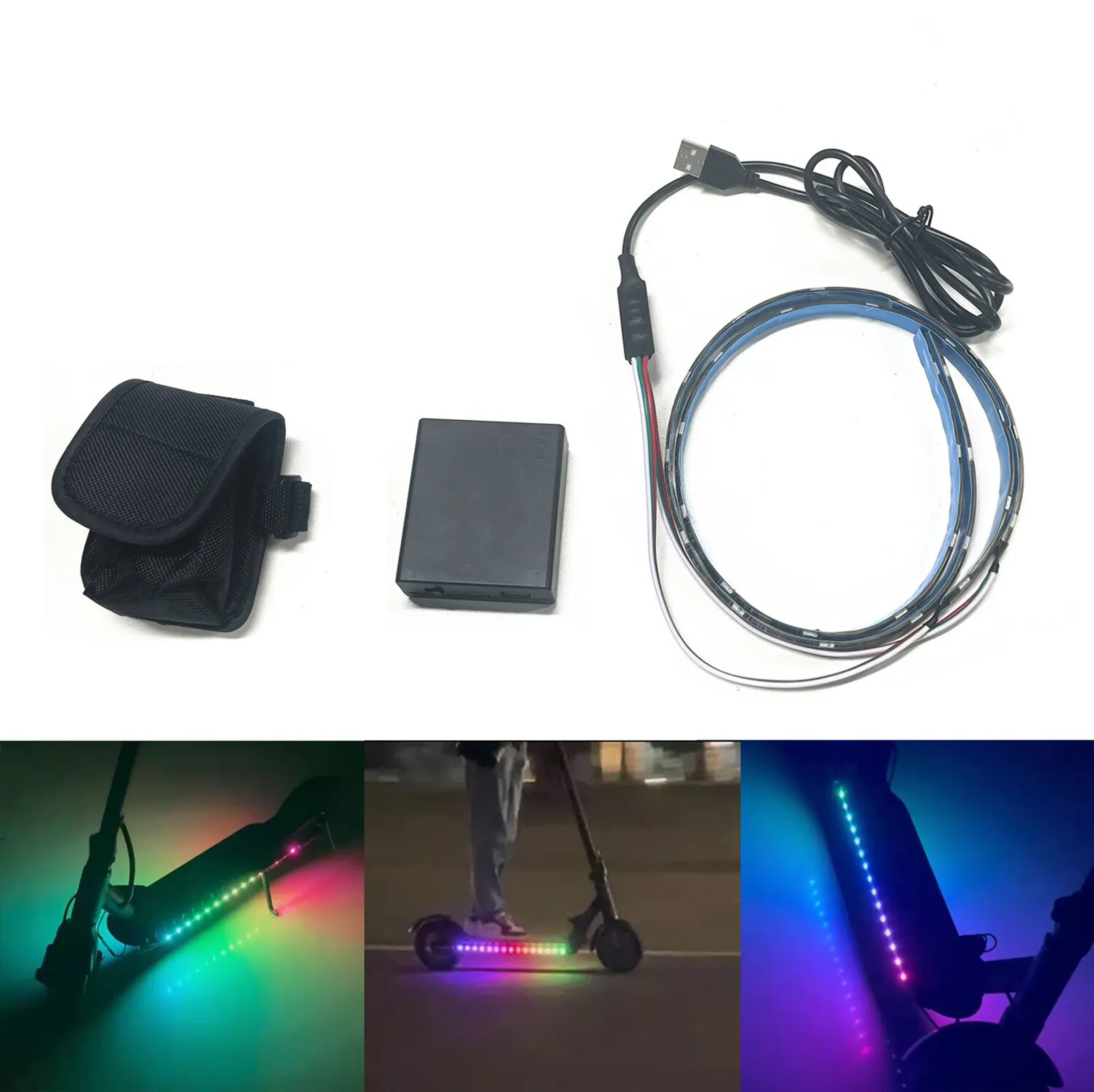 Waterproof Self Adhesive Bike Strip Light For Electric Scooters And ...
