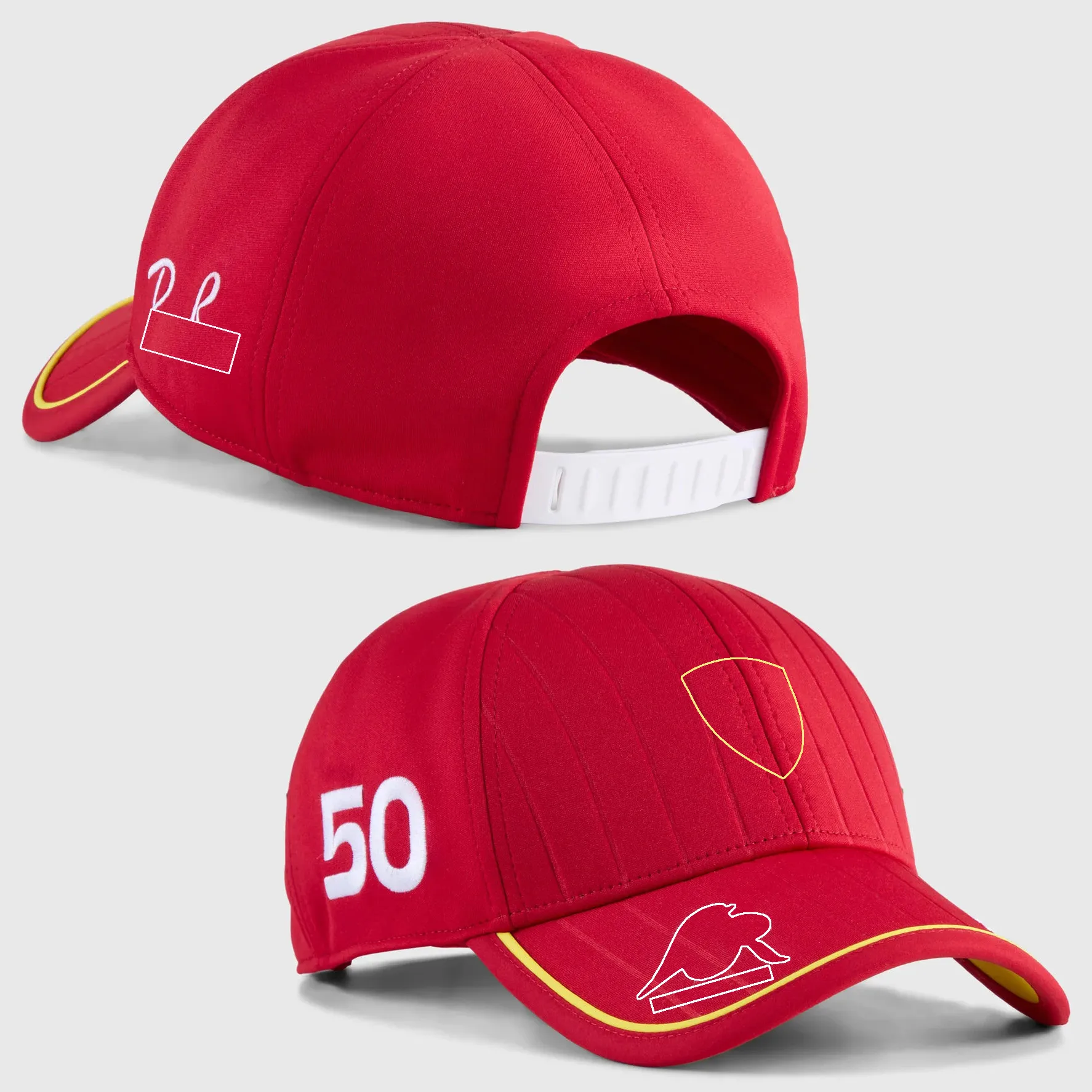 2025 F1 Team Driver Formula 1 Racing Mercedes F1 Baseball Cap Curved ...
