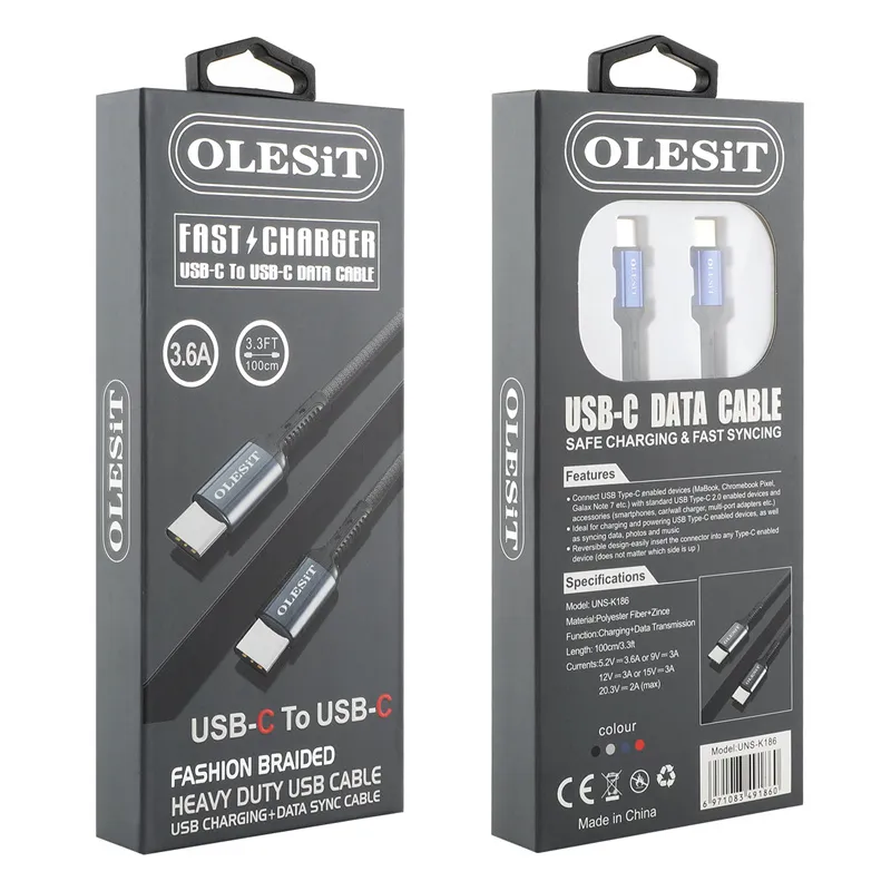 Olesit USB C To USB C Fast Charging Cable 3.3ft... From Topshenzhen, $1 ...