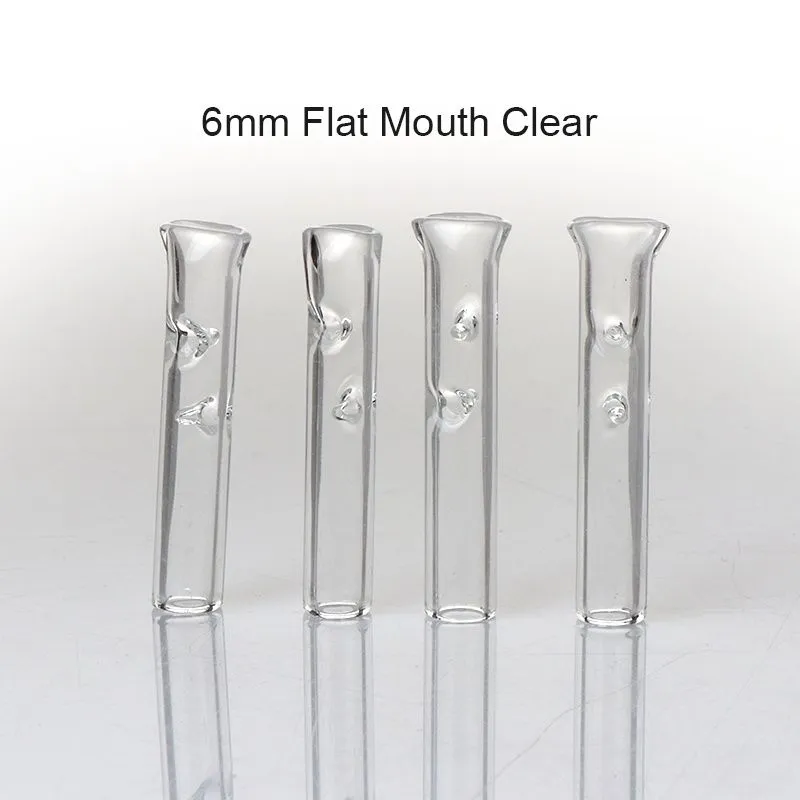 Mini Glass Smoking Filter Tips 6mm To 12.5mm Borosilicate Glass With ...