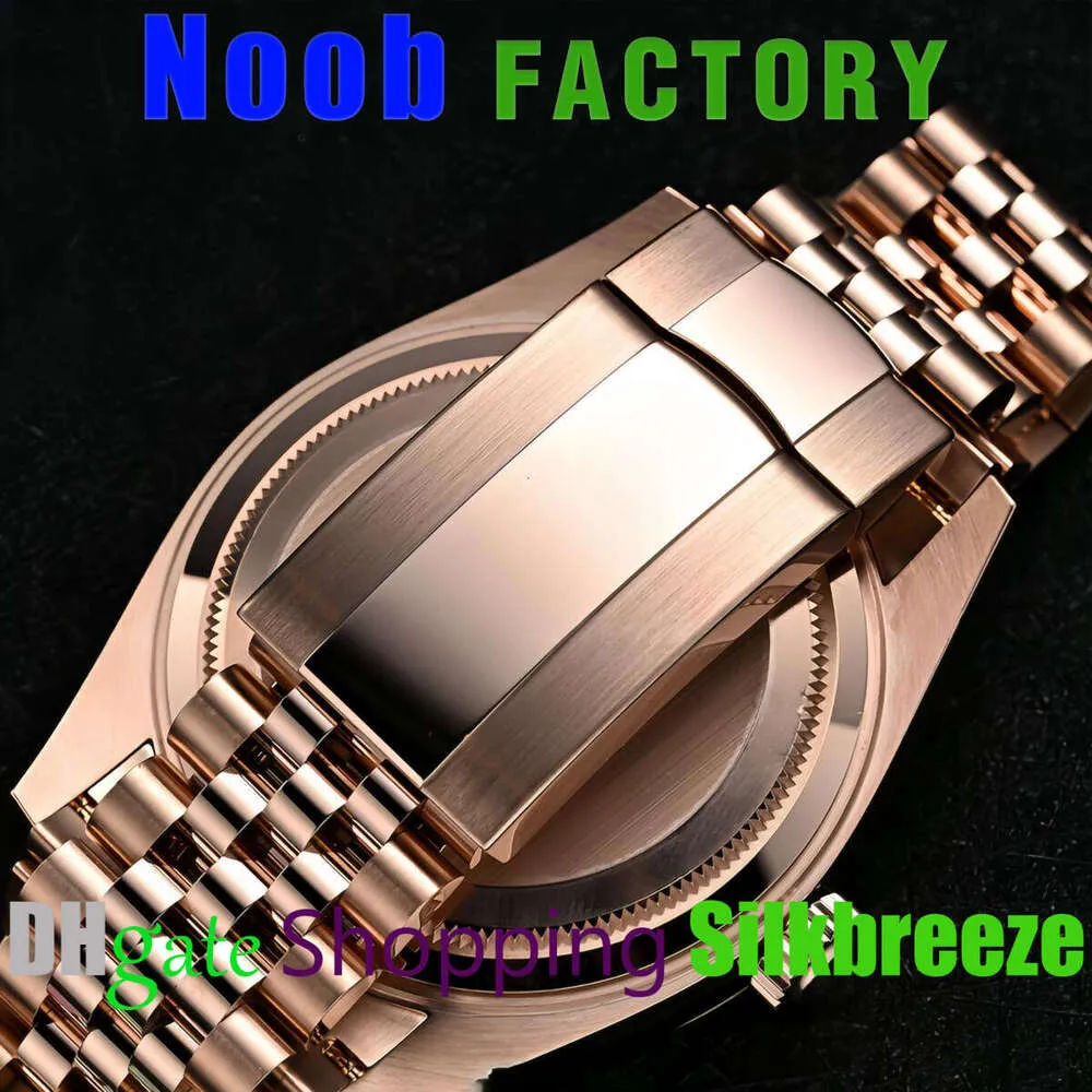 Noob Factory Mens Rose Gold Automatic Watch 42mm Gray Dial, Sapphire ...