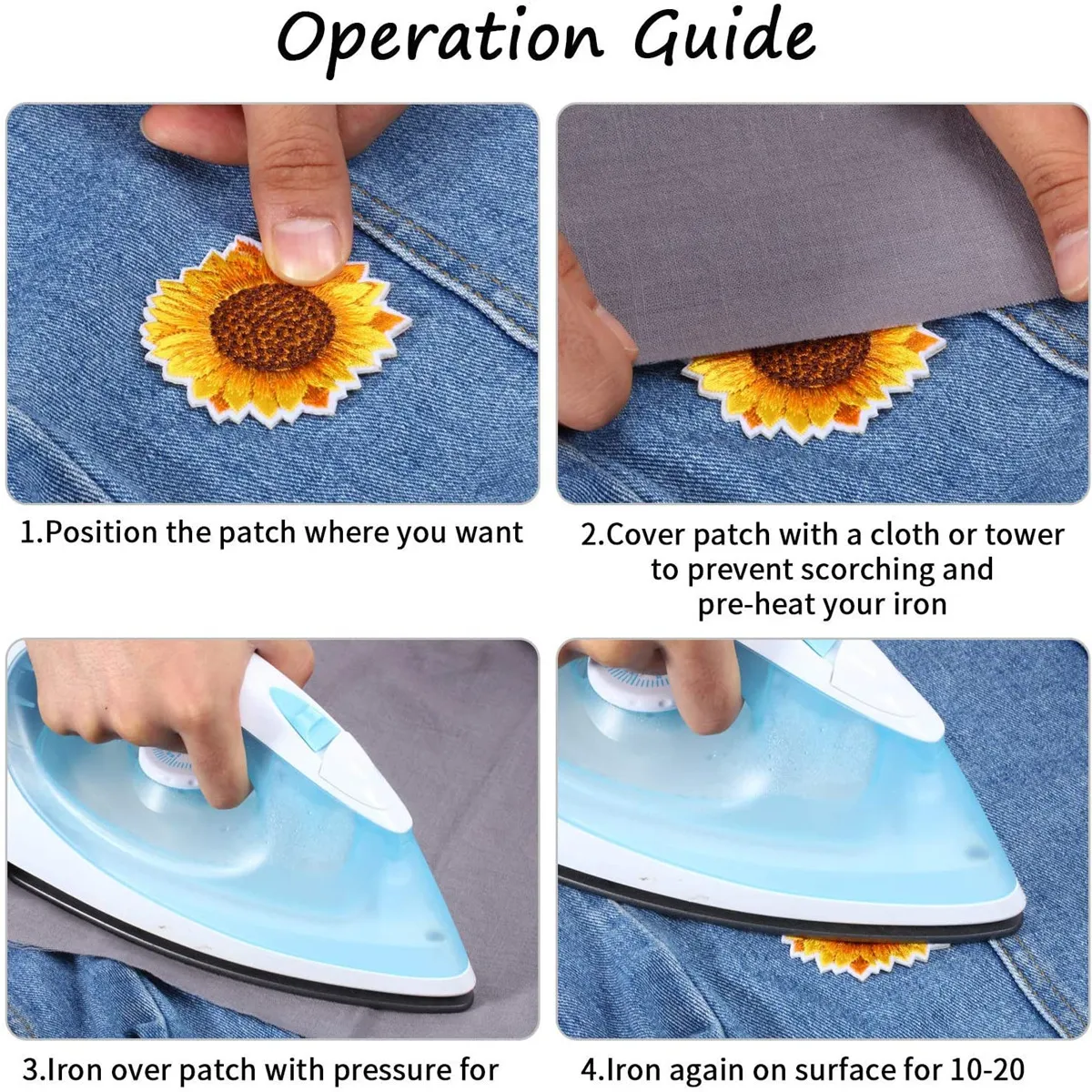 Football Team Logo Large Embroidered Patch For Clothing K241 258 | Sew ...