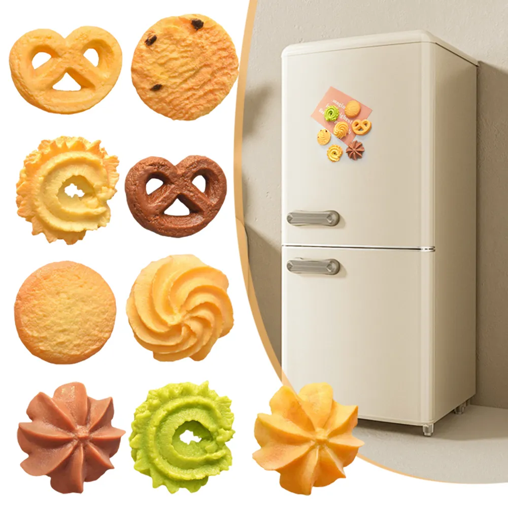 Cute Cookie Shaped Mini Baking Magnets Super Strong And Stylish For ...