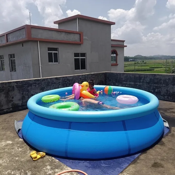 Butterfly Shaped Inflatable Pool Easy Setup Outdoor Swimming Pool For ...