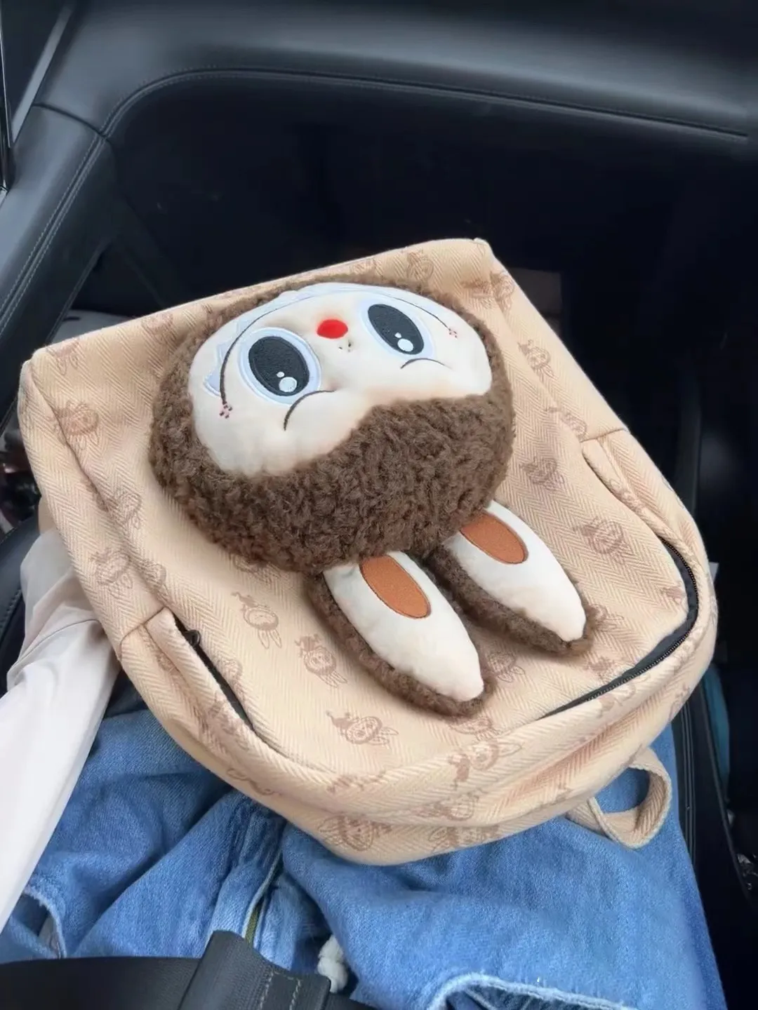 Labubu Cartoon Kids Penny Scallan Backpack Cute Plush Girls' Travel ...