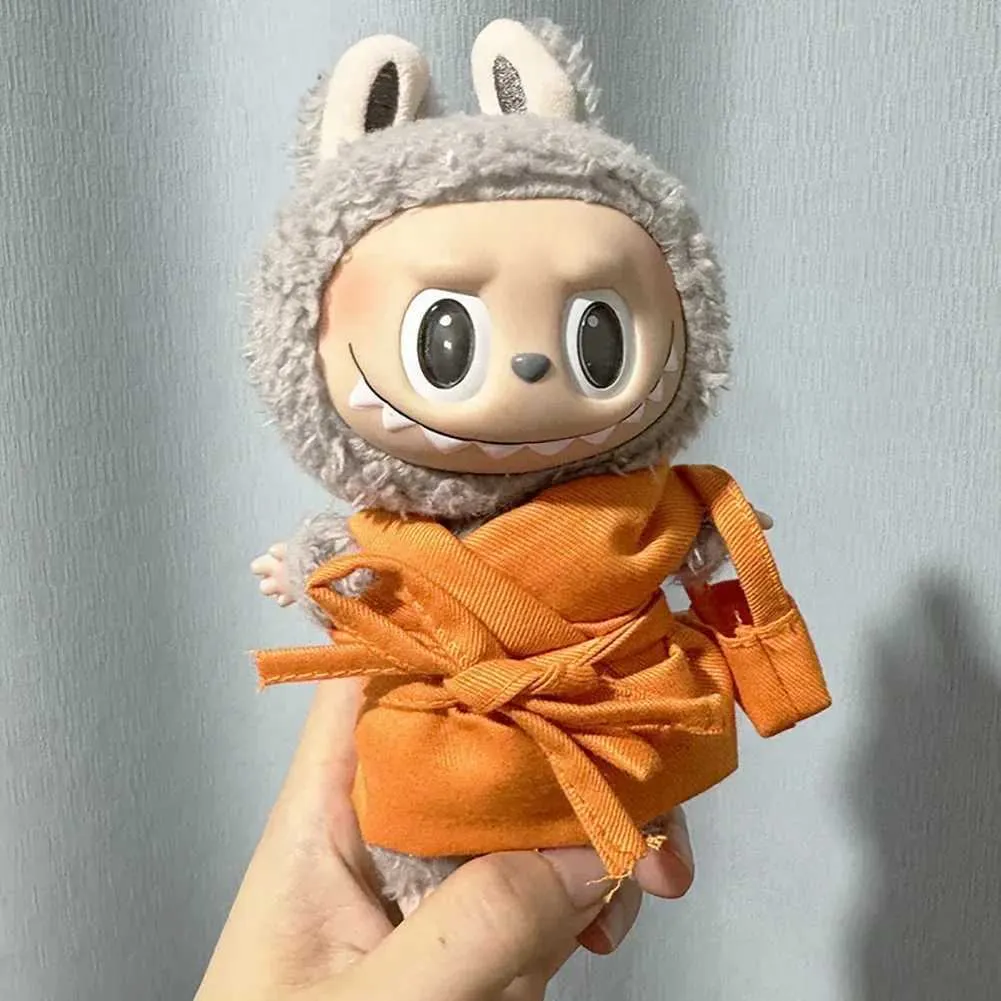 Labubu Plush Monk Yae Miko Cosplay Set Mini Clothes For Kpop Exo Dolls ...