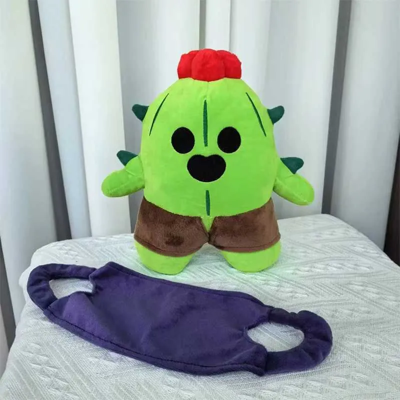 Kawaii Cactus Avocado Green Pillow Rawl Stars Spike Plush Toy For Cute ...