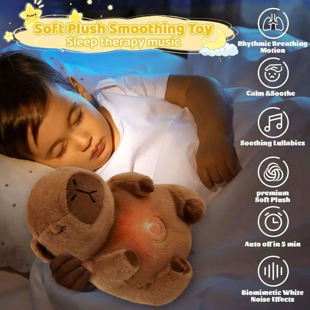 Luminous Plush Animal Toy: Soft Stuffed Capybara, Otter & Koala Dolls ...