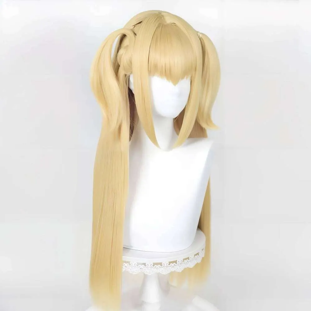 Long Blonde Pigtail Wig: Heat Resistant Cosplay Wig For Parties & Anime ...