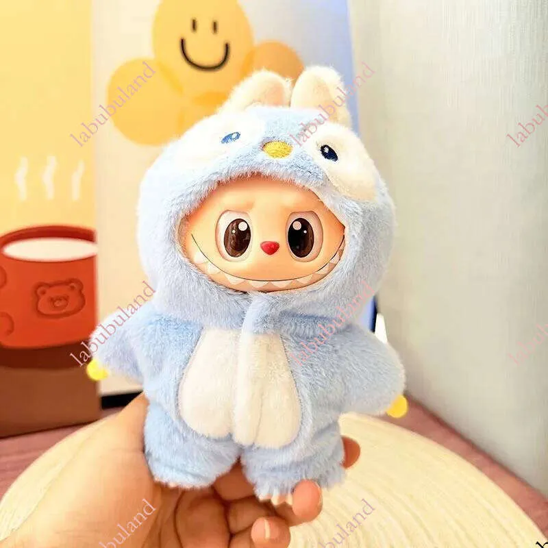 Cute Cartoon Green Dinosaur Outfit Labubu Plush Fashion Shark Aron ...