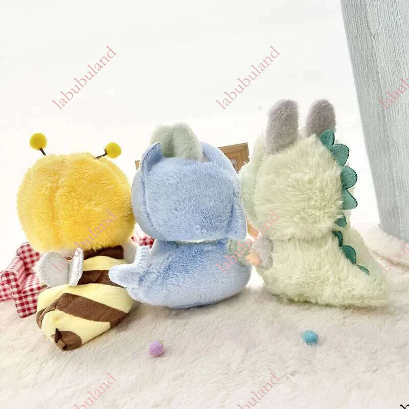 Cute Cartoon Green Dinosaur Outfit Labubu Plush Fashion Shark Aron ...